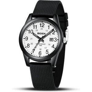 Accessories | Blackwhite Watches For Men Women Military Time Glowing ...